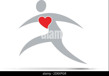Exercise Stress Test for Heart Disease Stick Figure Pictogram Icons ...