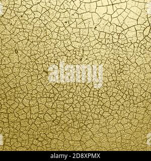 Gold texture with cracks.Abstract gold background. Metal texture ...