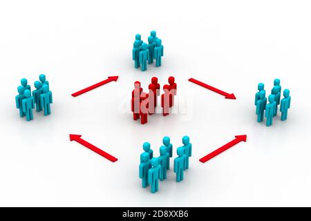 Efficient communication network Stock Photo - Alamy