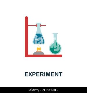 Experiment icon. Simple element from digital disruption collection ...