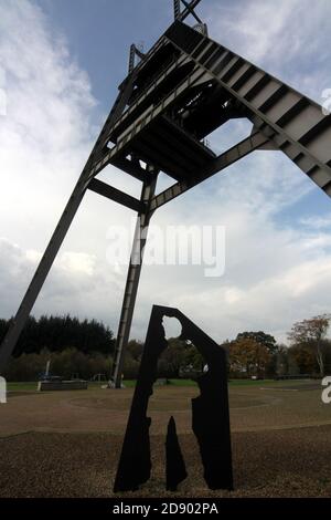 The Barony A Frame Colliery Site Stock Photo - Alamy