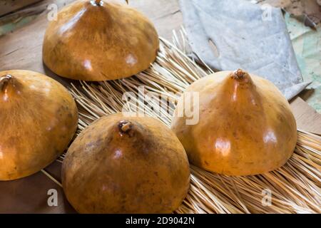 Traditional gourd hats locally called tabungaw created by National ...
