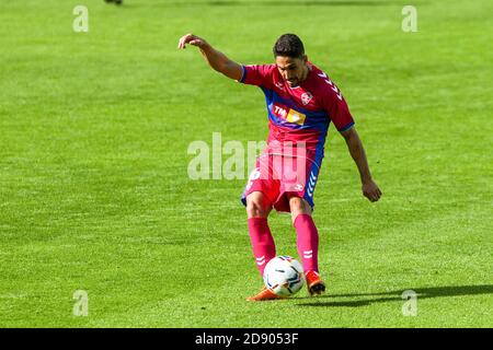 Fidel Chaves of Elche CF during the La Liga match between FC Barcelona ...