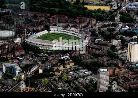 An aerial view of Lord's Cricket Ground, home of cricket St John's Wood ...