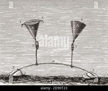 Moritz Hermann von Jacobi (1801-1874). 1867 illustration of the German ...