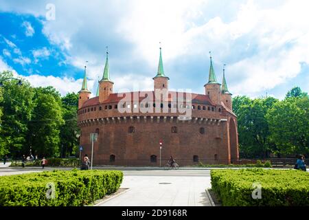 The majestic barbican building in Krakow Stock Photo - Alamy