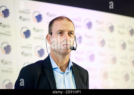 Copenhagen, Denmark. 02nd Nov, 2020. Copenhagen, Denmark. November 2nd, 2020. Jess Thorup is ...