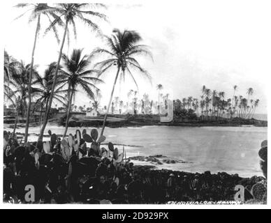 Kamoa Point, Kona Circa 1890 Stock Photo - Alamy