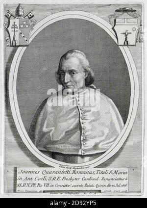 Kardinal Giovanni Battista Quarantotti 1 Stock Photo - Alamy