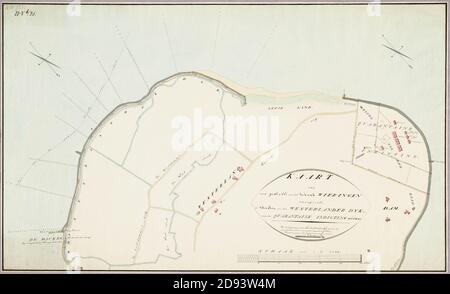 Kaart van het eiland Wieringen Stock Photo - Alamy