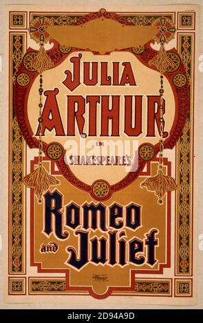 Julia Arthur in Shakespeare's Romeo and Juliet Stock Photo - Alamy