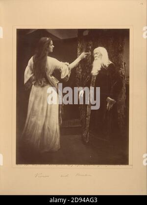 Vivien and Merlin. Julia Margaret Cameron (British, born India, 1815 ...