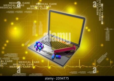 Treatment for computer dependence Stock Photo - Alamy