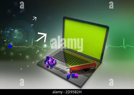 Treatment for computer dependence Stock Photo - Alamy