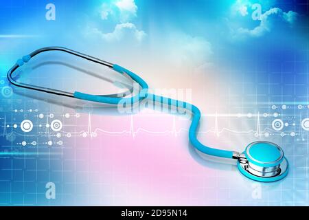3d multi use stethoscope Stock Photo - Alamy