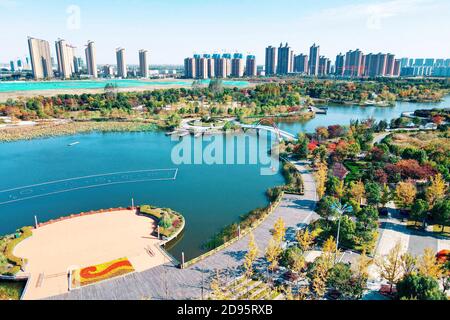 Rugao, Rugao, China. 3rd Nov, 2020. CHINA-In late autumn, Longyouhe ...