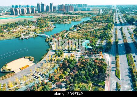 Rugao, Rugao, China. 3rd Nov, 2020. CHINA-In late autumn, Longyouhe ...