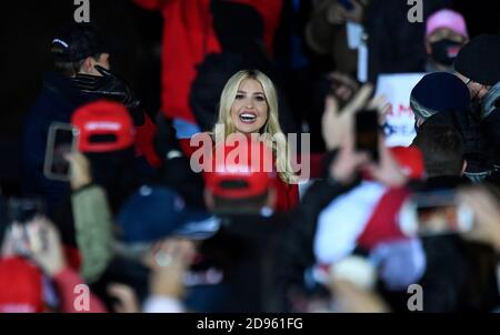 Grand Rapids, Michigan, USA. 3rd Nov, 2020. President DONALD TRUMP ...
