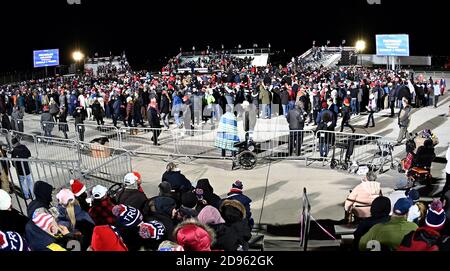 Grand Rapids, Michigan, USA. 2nd Nov, 2020. Vice President, MIKE PENCE ...