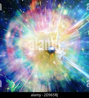 neutron star collapsing illustration Stock Photo - Alamy