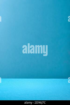 Trendy blue colored abstract background with light and shadows caustic ...