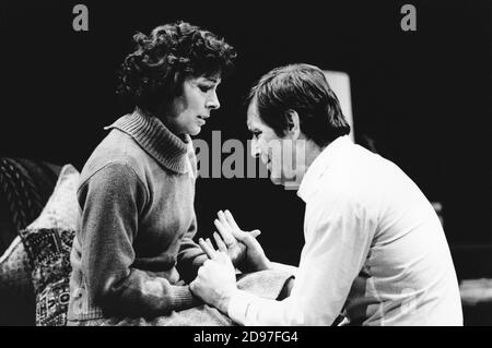 Tom Bell (Tom Fearon), Lynn Farleigh (Mary Fearon) in THE MAN WHO FELL IN LOVE WITH HIS WIFE by ...