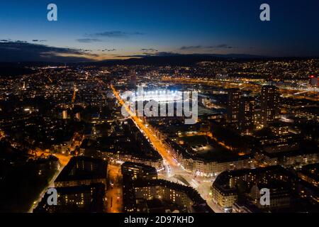 Letzigrund, the stadium of Zurich where FCZ, and Grasshopper play ...