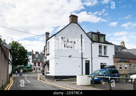 Blairgowrie, Scotland, UK - Sep 3rd, 2020 - City centre of Blairgowrie ...