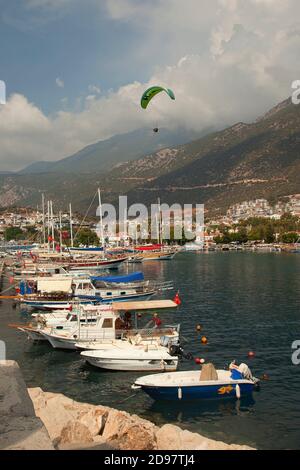 Port of Kas, Riviera, Lycia, Turkish South Coast, Turkey Stock Photo ...