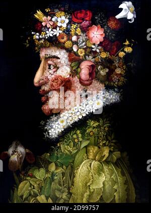 Allegory of Spring by Arcimboldo, Giuseppe 1527 -1593 Italy Italian ...