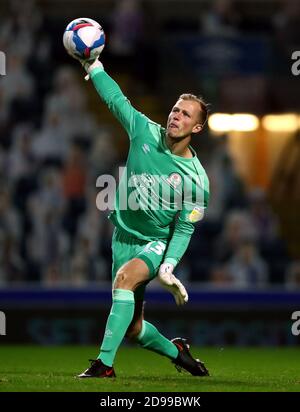 Blackburn Rovers goalkeeper Aynsley Pears during the Sky Bet ...