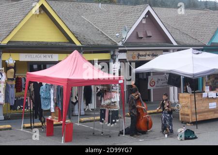 the Saturday Market, Salt Spring Island, British Columbia, Canada Stock ...