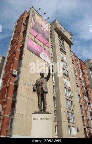 Bill Clinton Boulevard in Pristina, the capital of the Republic of ...