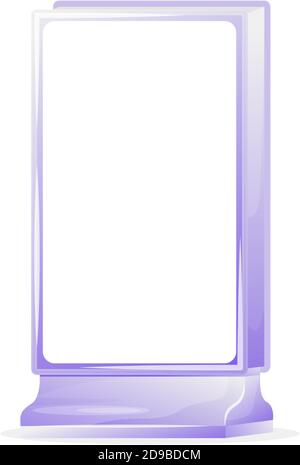 Lightbox advertising isolated cartoon vector illustrations Stock Vector ...