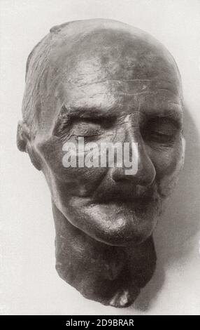 Anton Bruckner 's death mask. Austrian composer & organist, 4 Stock ...
