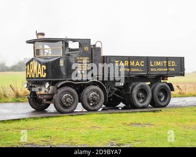 A vintage 1929 Sentinel DG8 steam lorry at a Tanfield Railway vintage ...