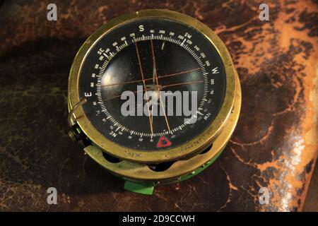 RAF P4A aircraft compass from the wartime. Used in Lancaster ...