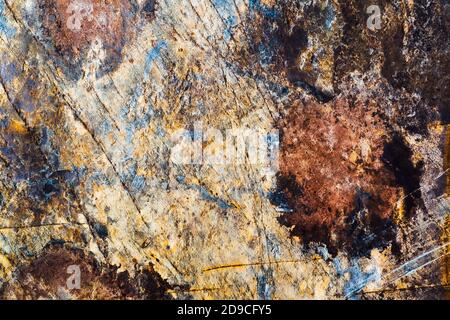 Steel Walkway Mats Sprayed Rust. Iron Surface Rust Stock Photo - Alamy