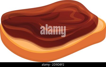 Sandiwch chocolate paste icon. Cartoon of sandiwch chocolate paste ...