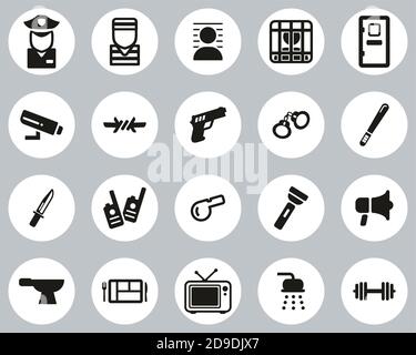 Prisoner icon. Inmate vector silhouette. Behind bars symbol. Black ...