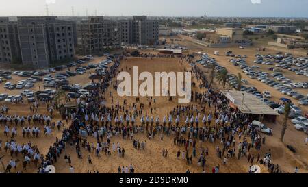 Group of horsemen Participate in a traditional festival of Horses ...