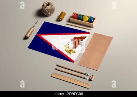 Samoa calligraphy concept, accessories and tools for beautiful ...