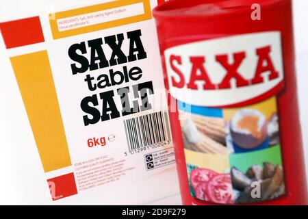 Saxa Table Salt, UK Stock Photo - Alamy