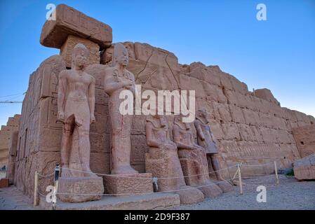 Statues at Karnak Taken @Esna, Egypt Stock Photo - Alamy
