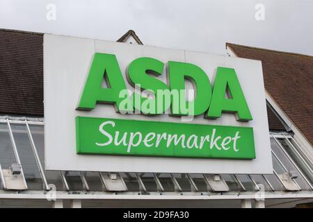 Asda sign, Twickenham, UK Stock Photo - Alamy