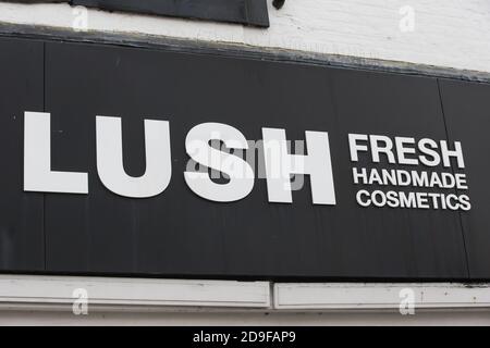 Lush sign, Kingston Upon Thames, Surrey Stock Photo - Alamy