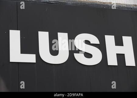 Lush sign, Kingston Upon Thames, Surrey Stock Photo - Alamy
