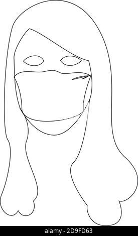 Face protection Mask Vector logo. Medical Mask logo vector icon ...