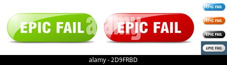 epic fail button. epic fail sign. key. push button Stock Vector Image ...
