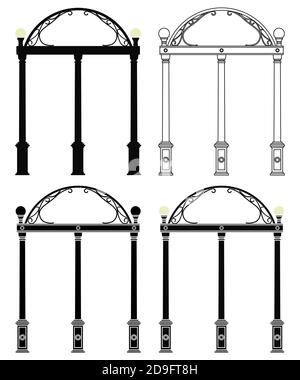 National university icon. Outline national university vector icon for ...